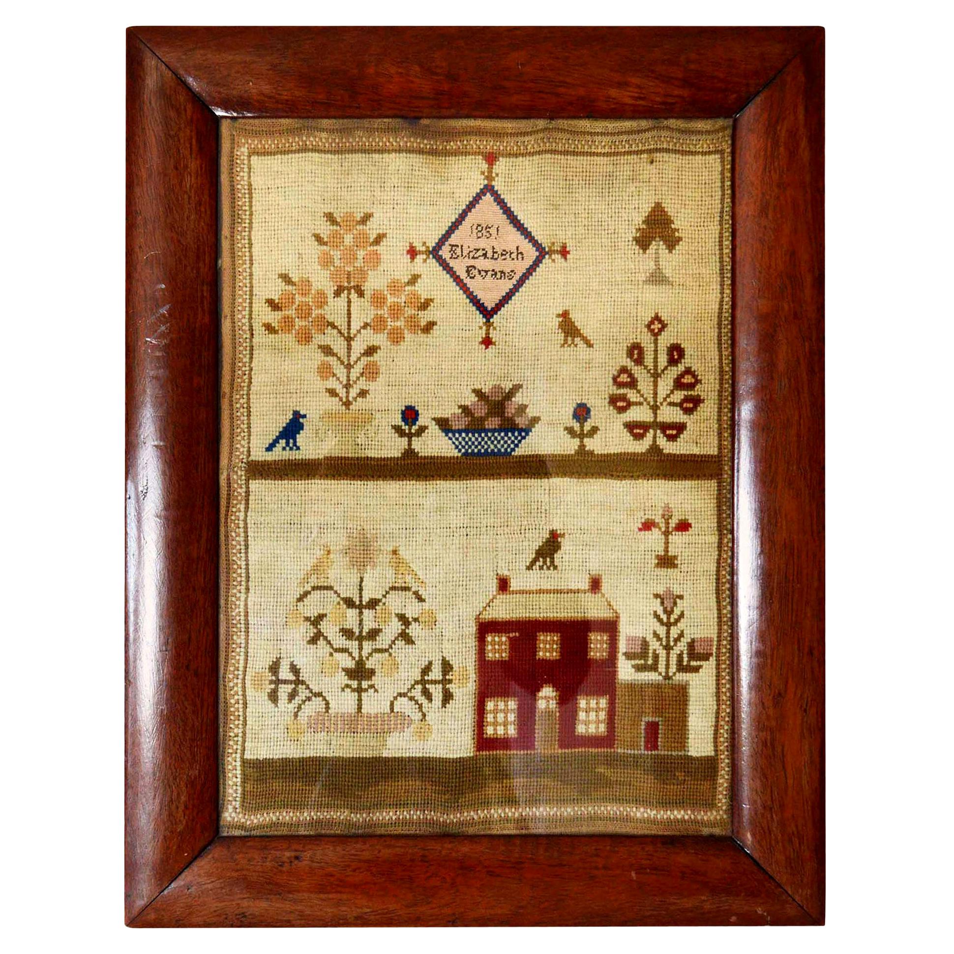 Antique Scottish Sampler, 1812 by July Orr at 1stDibs