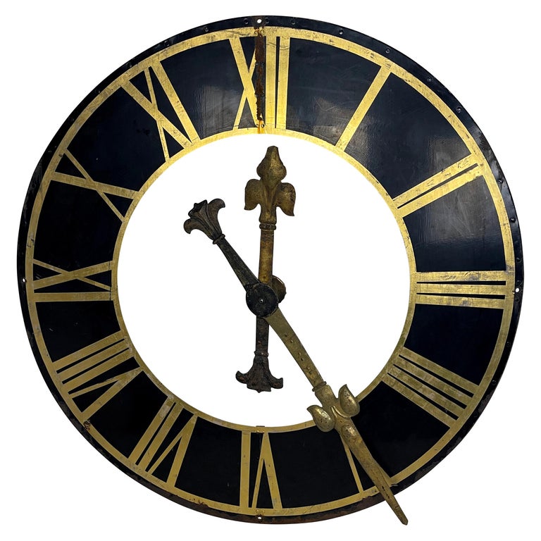 Antique Clock Face Roman Numerals