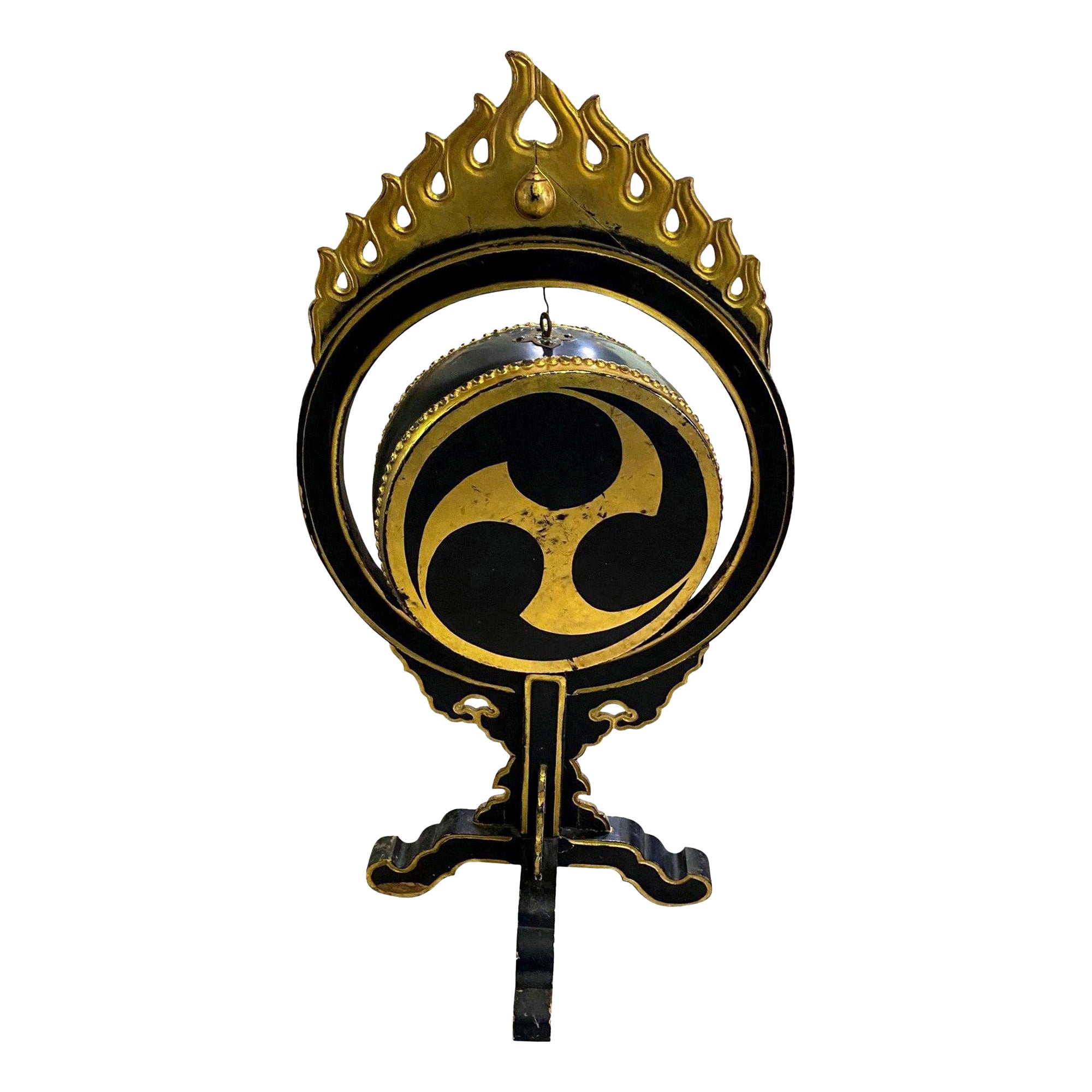 Large 19th Century Tanggu Drum, Traditional Taiko Japanese Drum For ...