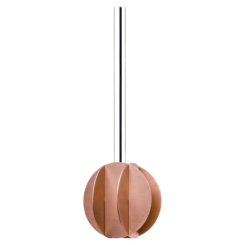 Set of Three Contemporary Pendant Lamp EL Lamps CS2 by NOOM in Copper ...