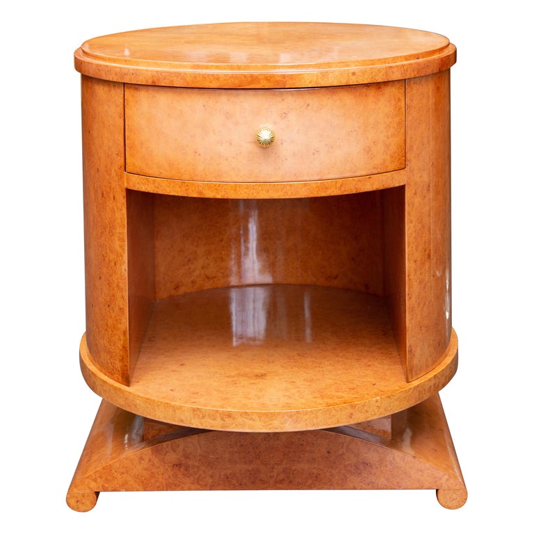 Biedeimeir Style Round Chest of Drawers For Sale at 1stDibs