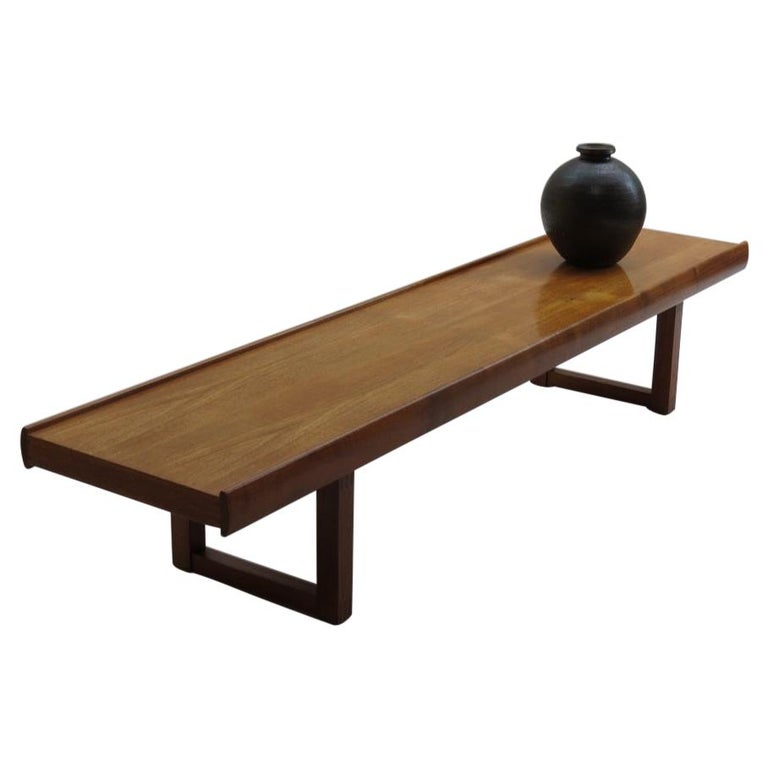 1960s Teak Long Coffee Table / Bench by Dalescraft UK at 1stDibs