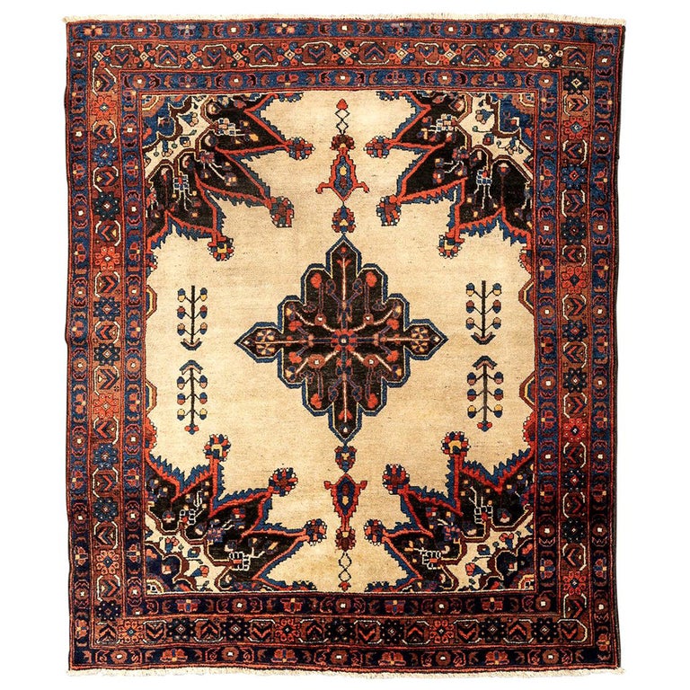20th Century Wool Handmade Classic Rug Ethnic Design, circa 1900. For ...