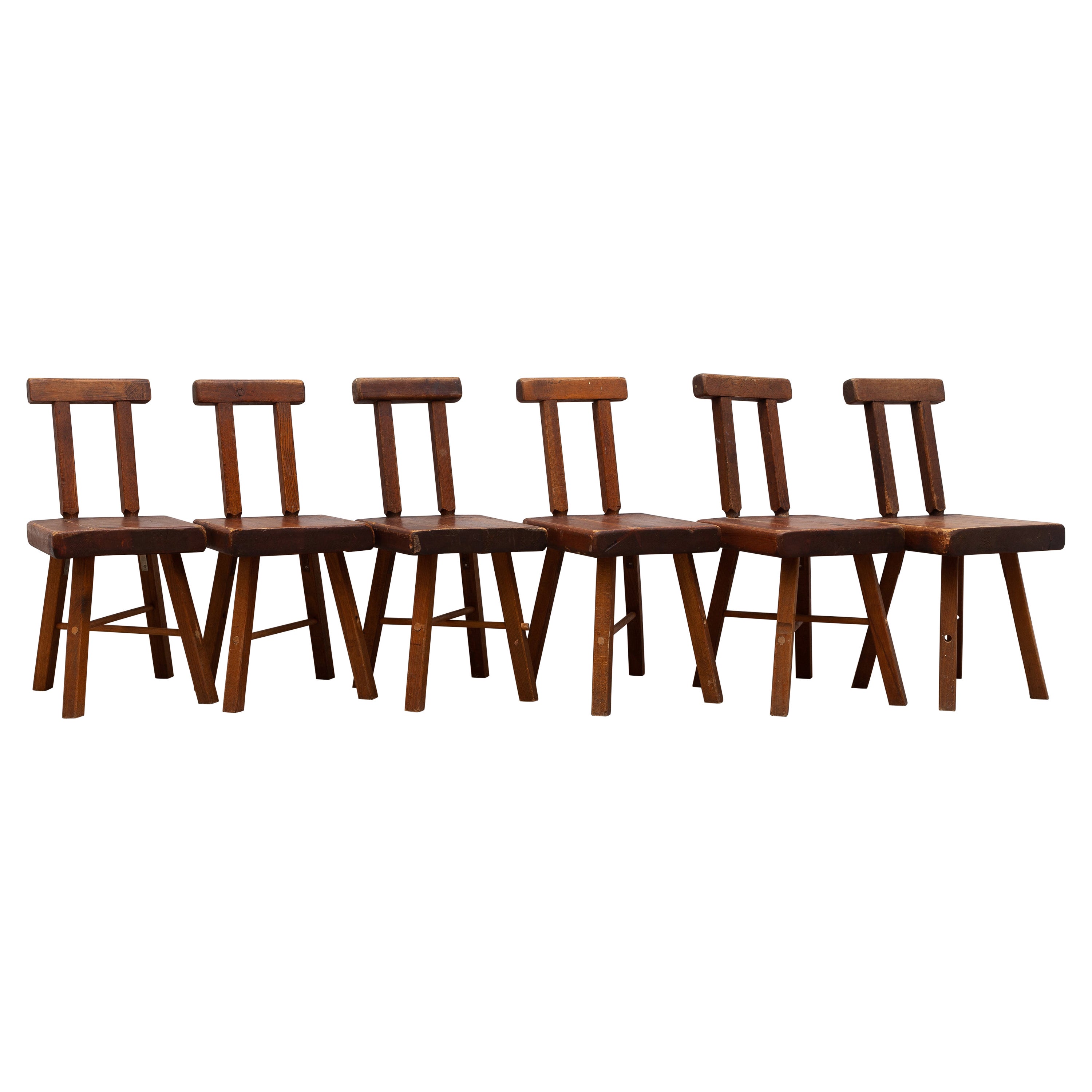 Solid Wood Alpine Chairs - For Sale on 1stDibs