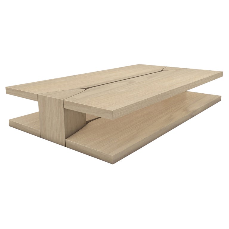 Oak Amarante Low Table by LK Edition For Sale at 1stDibs