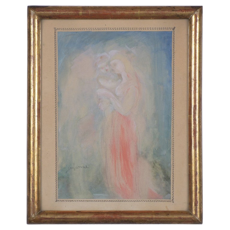 Framed Lithograph Portrait For Sale at 1stDibs