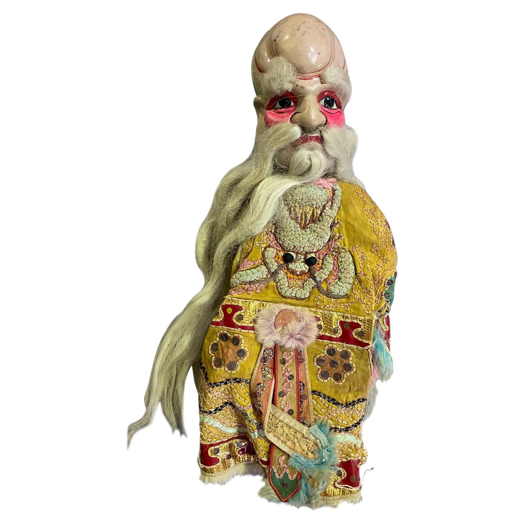Chinese Peking Opera Theatre Puppet Marionette Doll, Early 1900s For ...