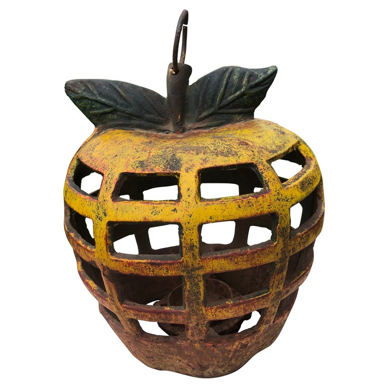 Japanese Rare Old "Apple" Lighting Lantern at 1stDibs