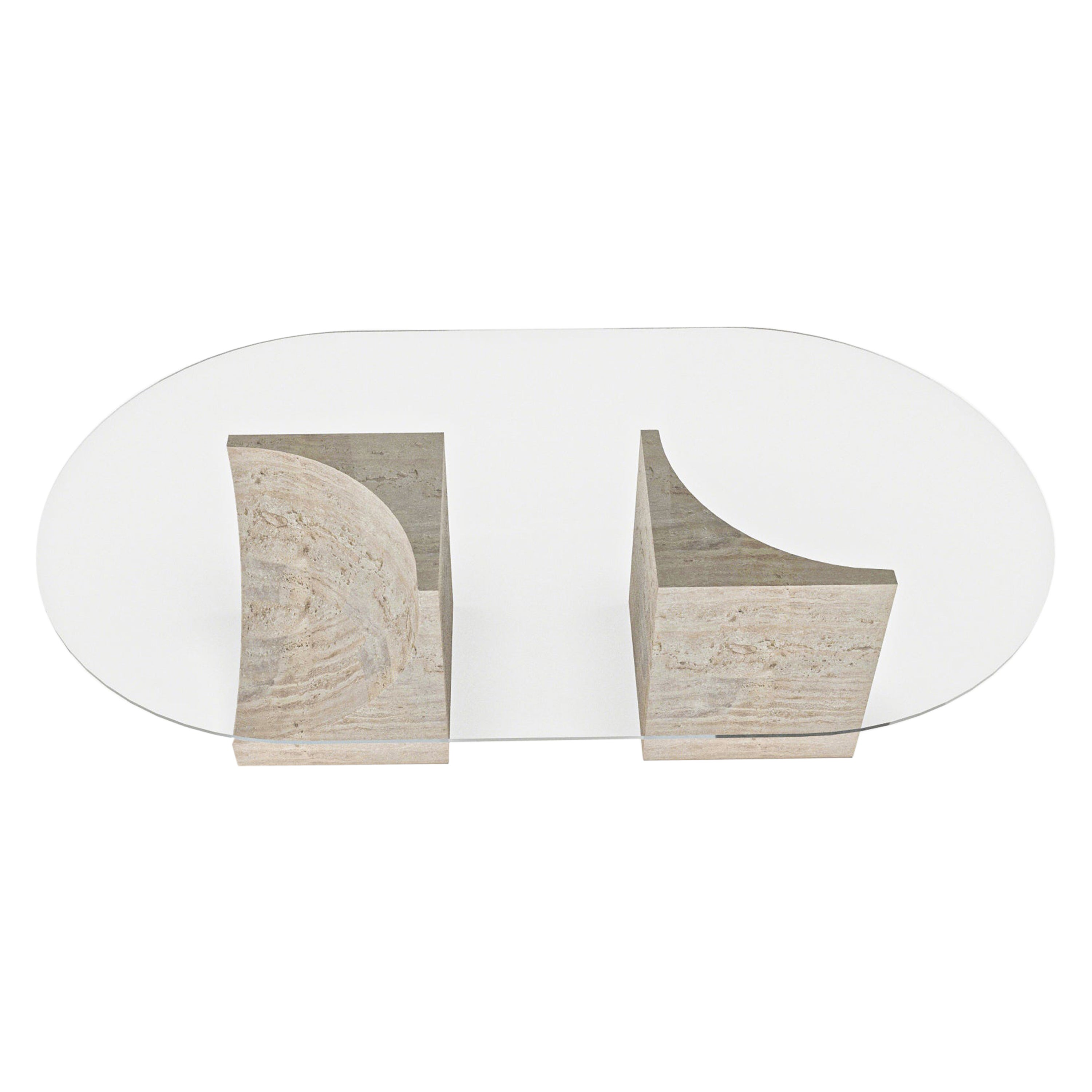 Baguette Edge Stiletto Center Table For Sale at 1stDibs