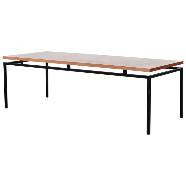 Cees Braakman Style Copper Map Coffee Table at 1stDibs