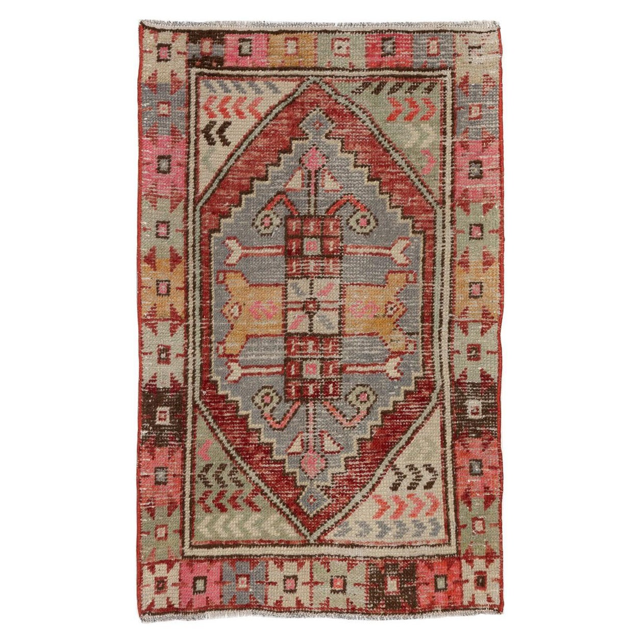 One of a Kind Handwoven Wool Area Rug 14' x 19'8 For Sale at 1stDibs