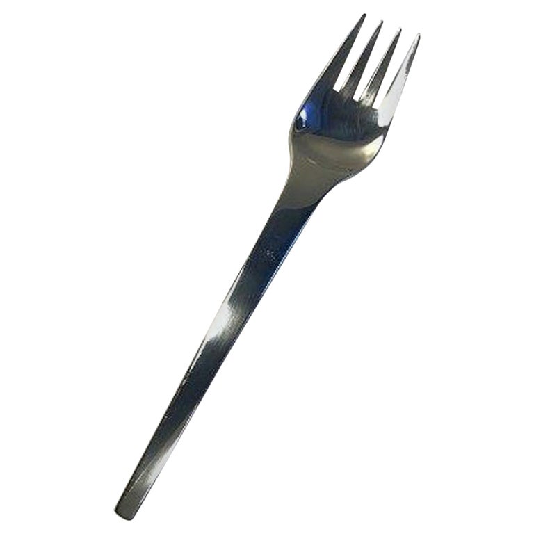 Georg Jensen Sterling Silver Caravel Luncheon Fork No 022 For Sale at ...