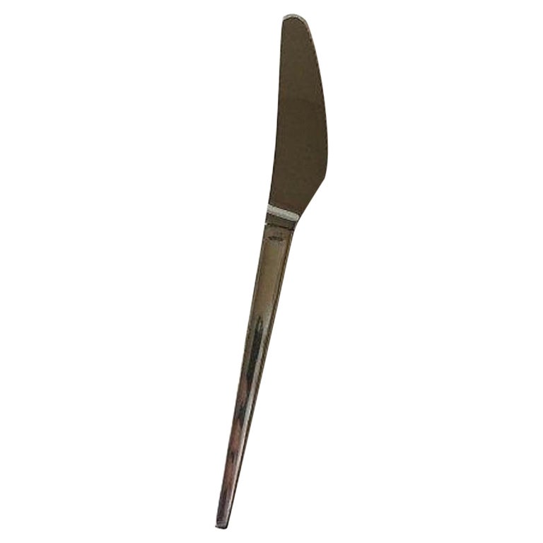 Georg Jensen Sterling Silver Argo Dinner Knife with Grill Blade For ...