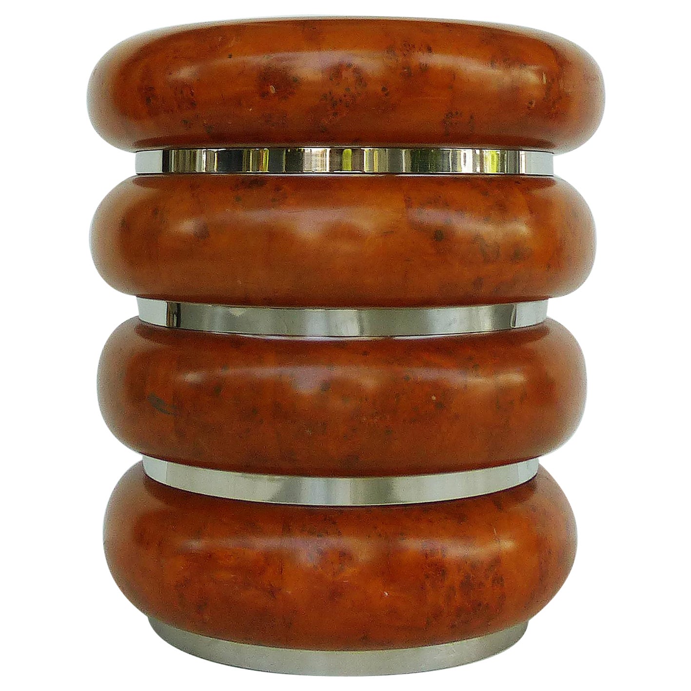 Mid-Century Karl Springer Style Scroll Lucite Coffee Table at 1stDibs