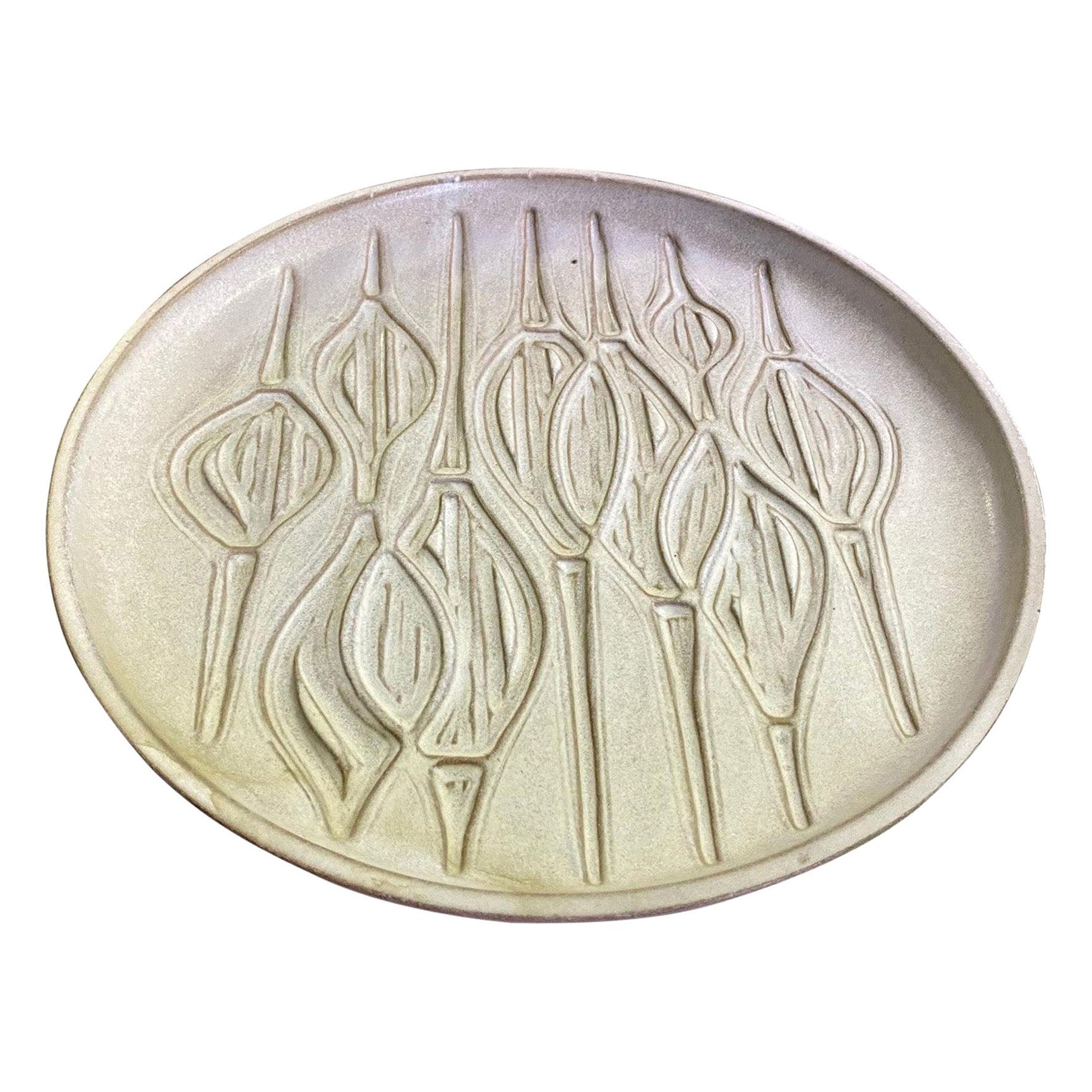 Grand Pair of Ken Pick Pottery Chargers at 1stDibs