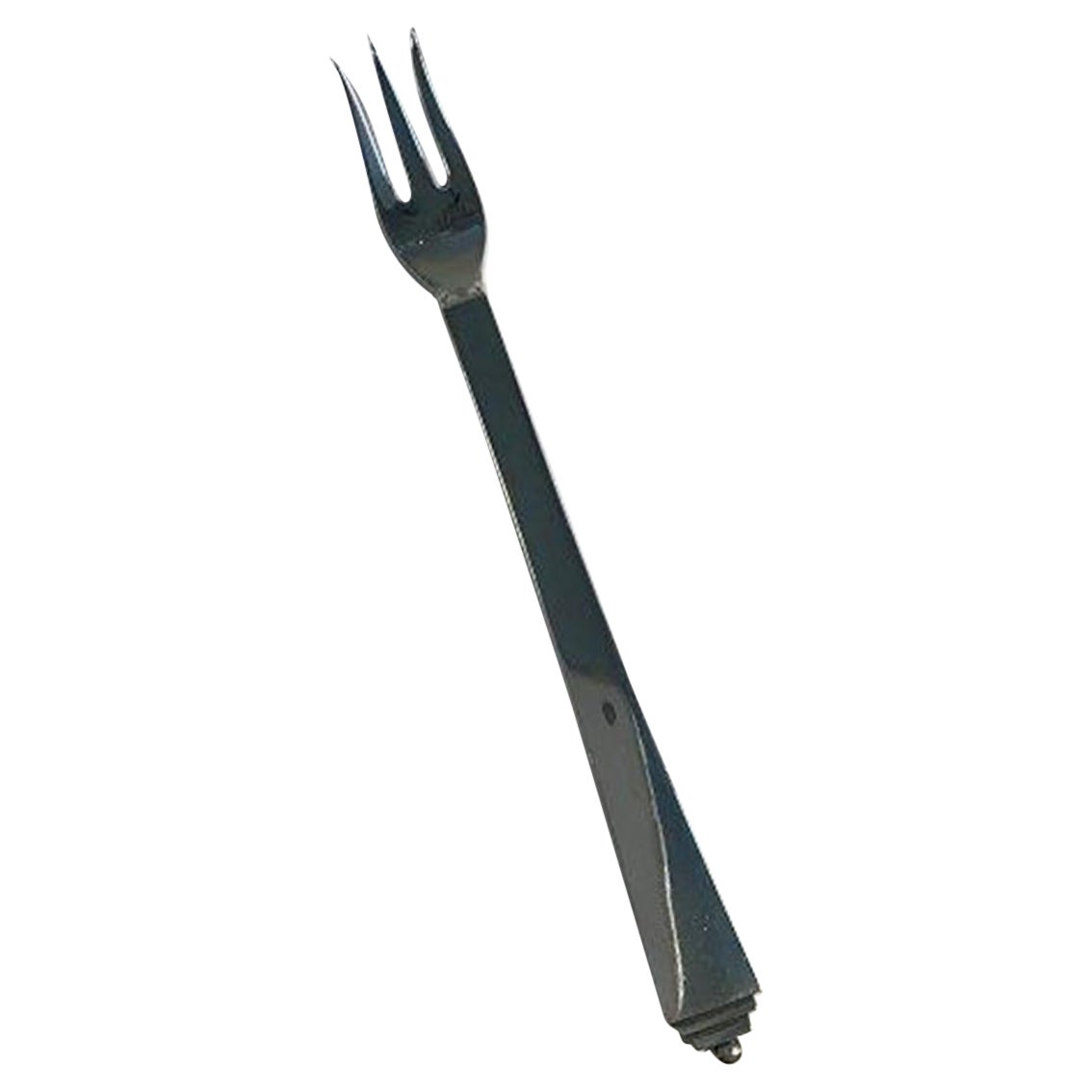 Georg Jensen Sterling Silver Pyramid Shrimp Cocktail Fork No 064 For ...
