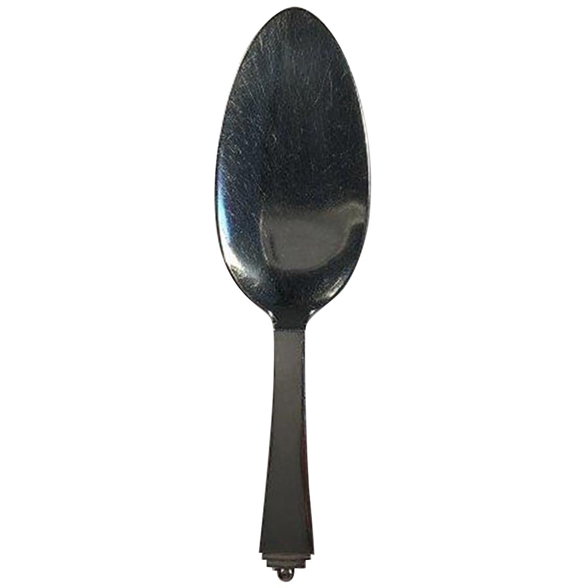 Georg Jensen Sterling Silver/Steel Pyramid Server No 195 For Sale at ...