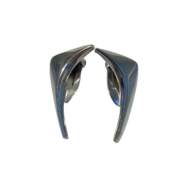 Modernist Sterling Collar Necklace by Anton Michelsen For Sale at 1stDibs