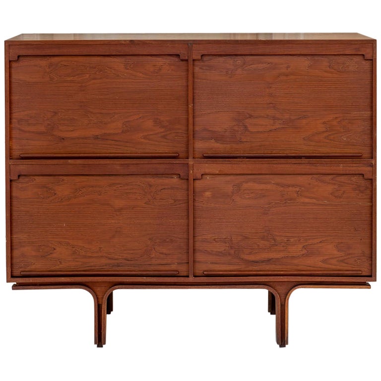 Hardwood Sideboard Design by Gianfranco Frattini for Bernini at 1stDibs