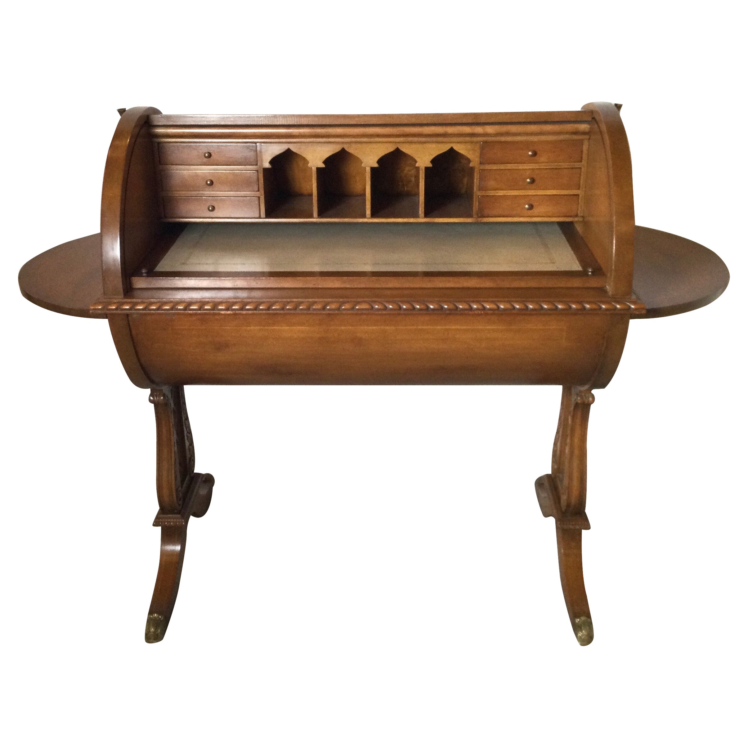 Fine Regency Style Writing Desk by E.J. Victor at 1stDibs