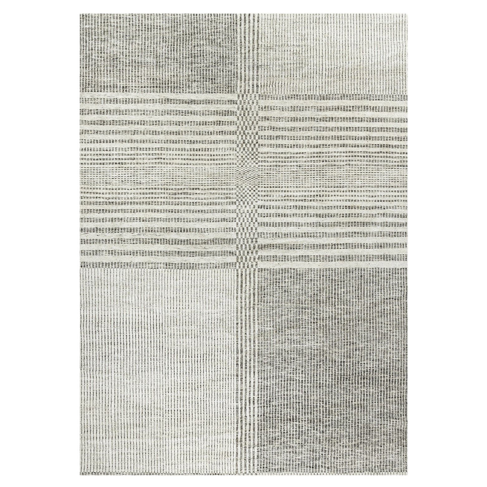 Contemporary Organic Style Indian Rug "Earth Fossil" by Jose Maria ...