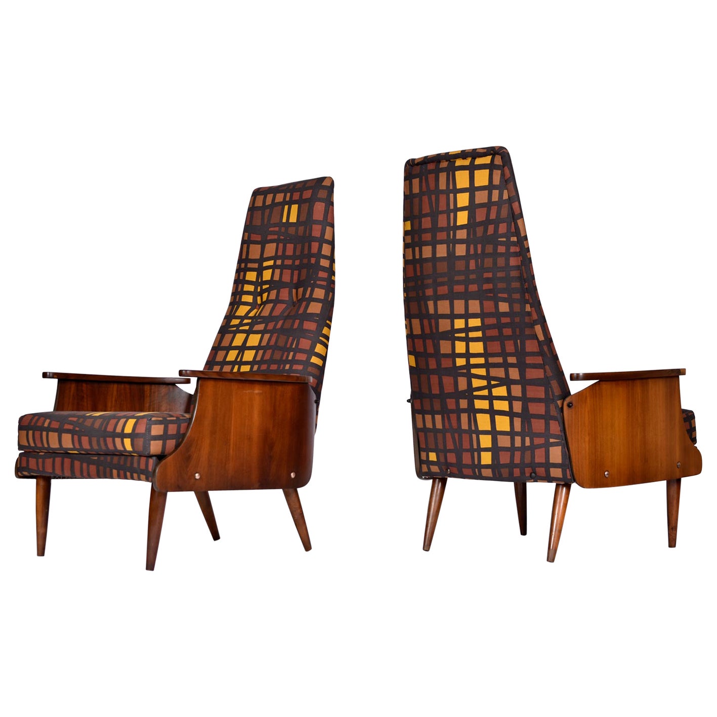 Avanti High Back Lounge Chair at 1stDibs