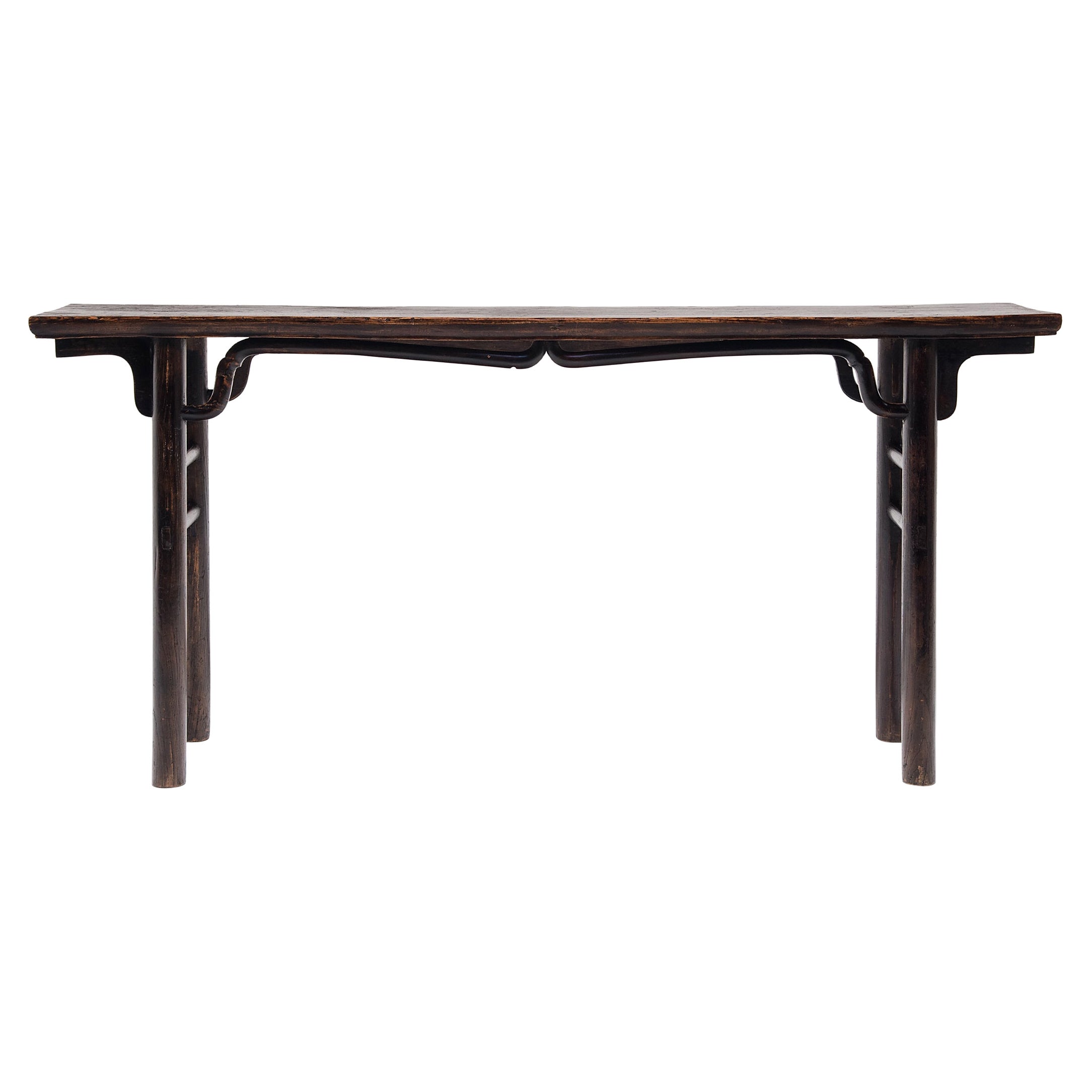 Monk Table Made with Teak Planks, Indonesia For Sale at 1stDibs