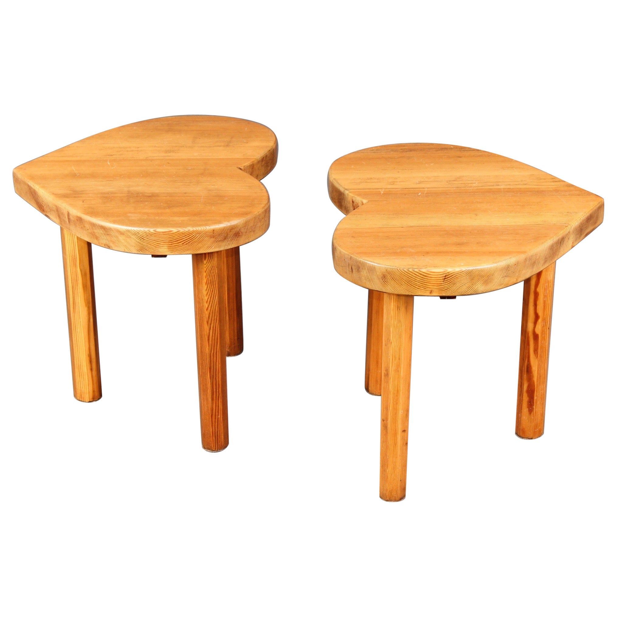 Pair of Coconut Side Tables For Sale at 1stDibs