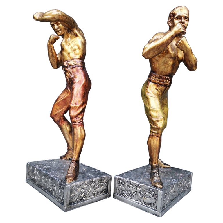 Arthur Waagen '1869-1910' Sculpture American Boxer's Boston Strong Boy ...