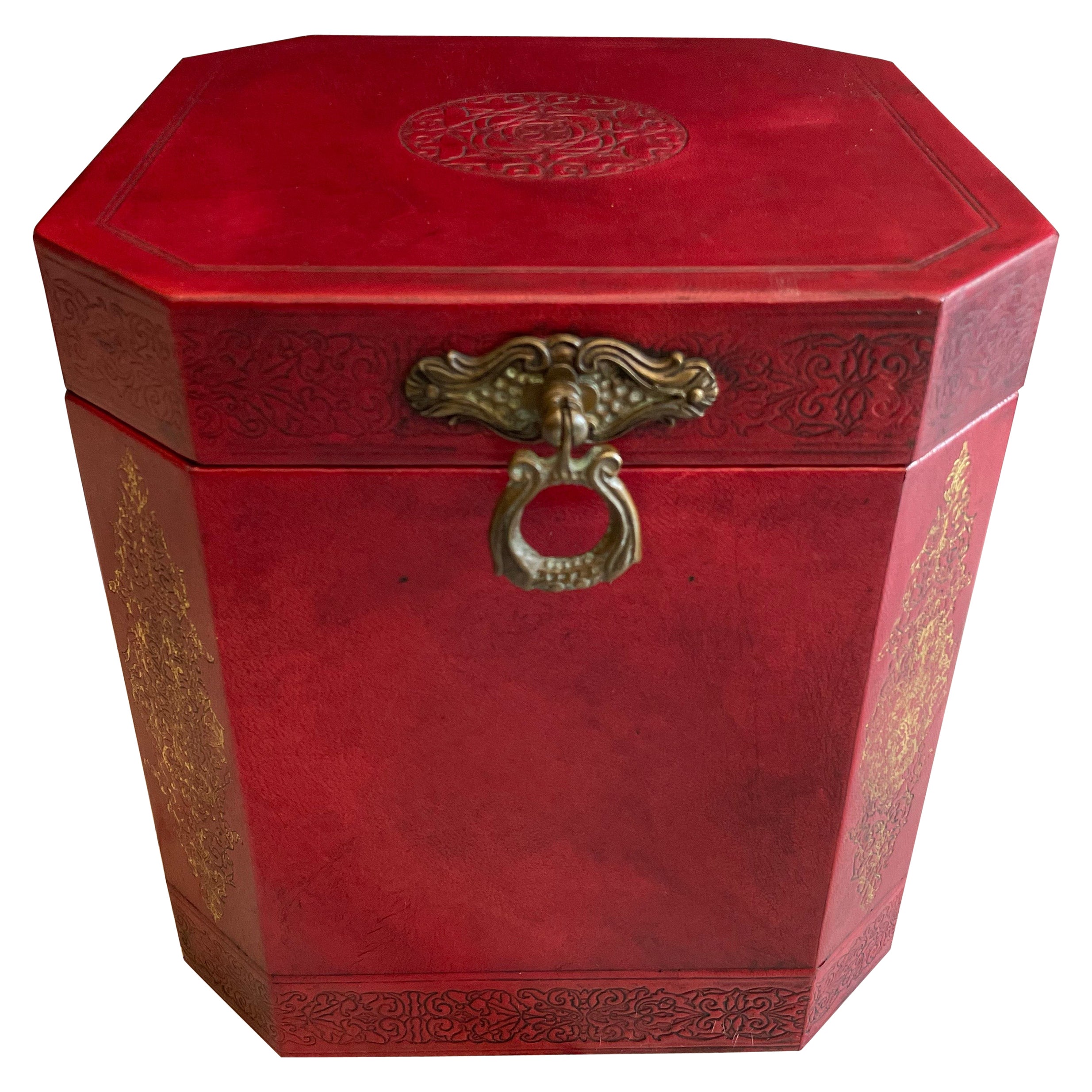 Edie Parker Home Multi-Color Octagon Box For Sale at 1stDibs