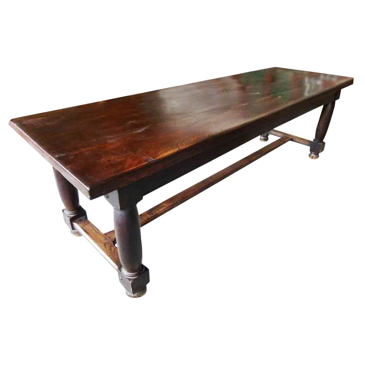 Early 20th Century Solid Teak Wood British Colonial Classic Dining ...