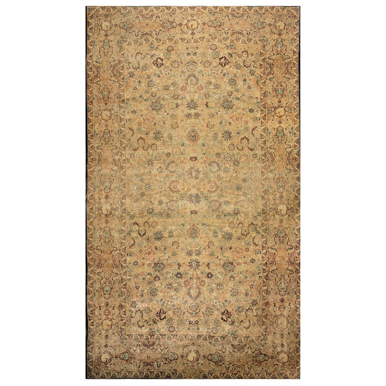 Antique Persian Kerman Lavar Rug 9' 10" x 17' 4" For Sale at 1stDibs