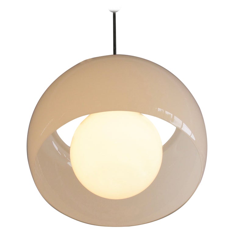 XL Omega Hanging Lamp by Vico Magistretti, 1962 at 1stDibs
