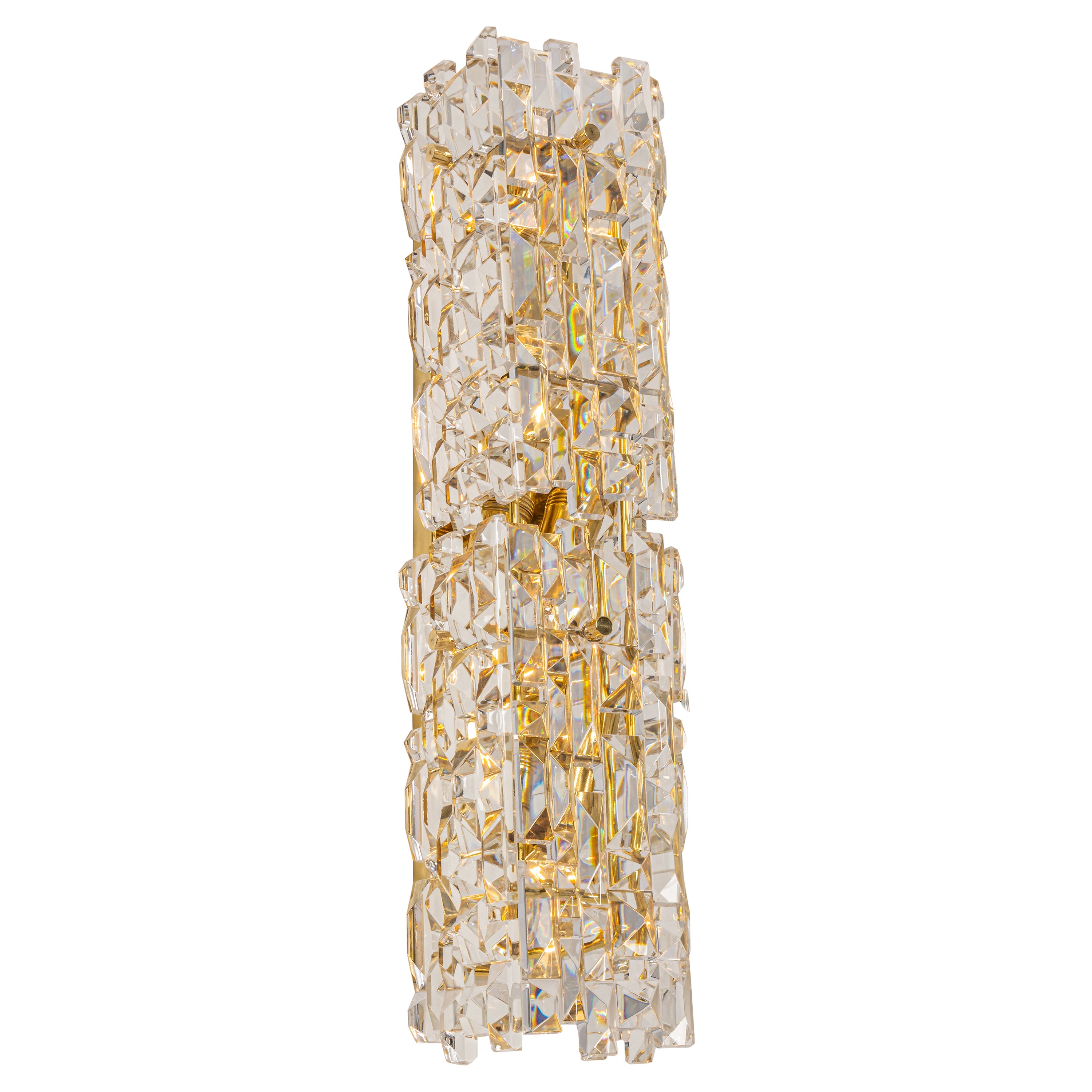 Wonderful Extra Large Crystal Sconce by Kinkeldey, Germany, 1970s For ...