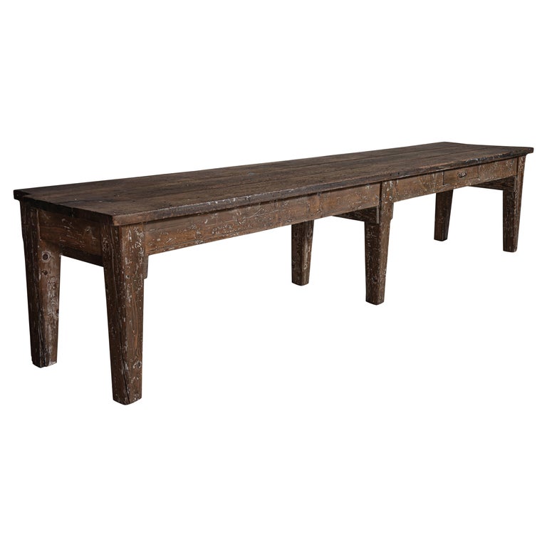 Rustic Dining Table, Italy, 19th Century at 1stDibs