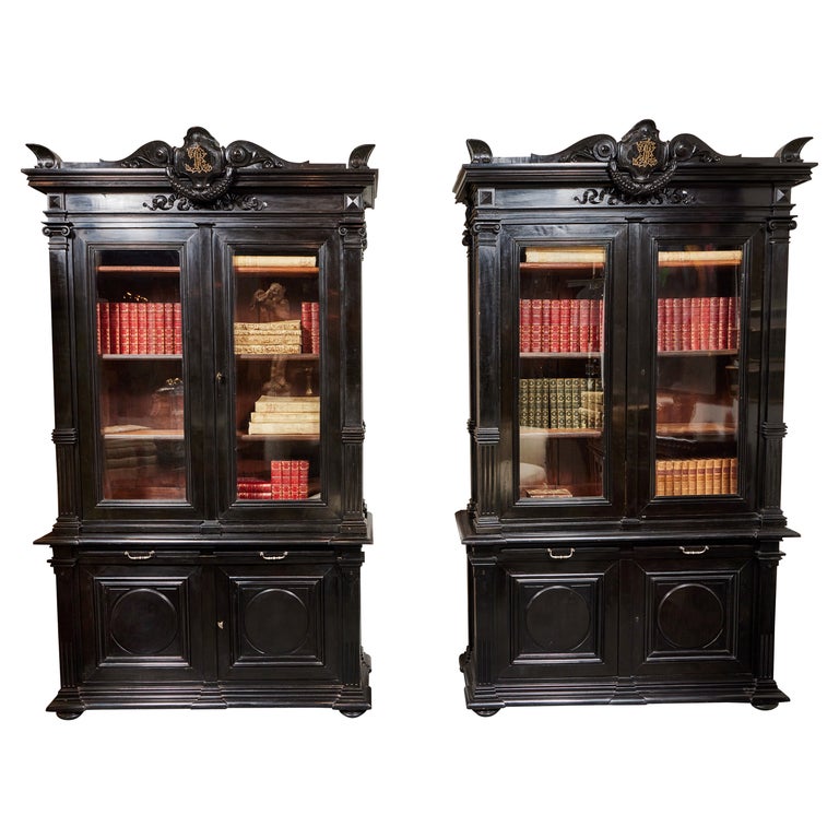 Turn-of-the-Century, Tuscan Bookcases For Sale at 1stDibs