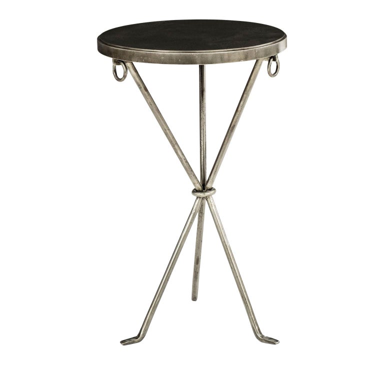 Custom Steel Drinks Table For Sale at 1stDibs