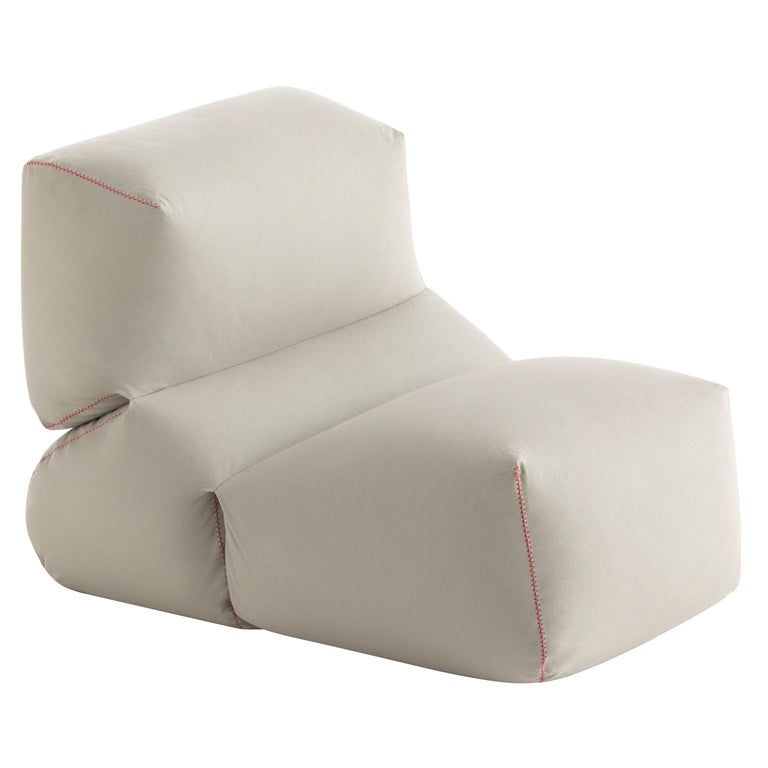 GAN Rugs Grapy Soft Seat Cotton Lounge Chair in Grey by Kensaku Oshiro ...