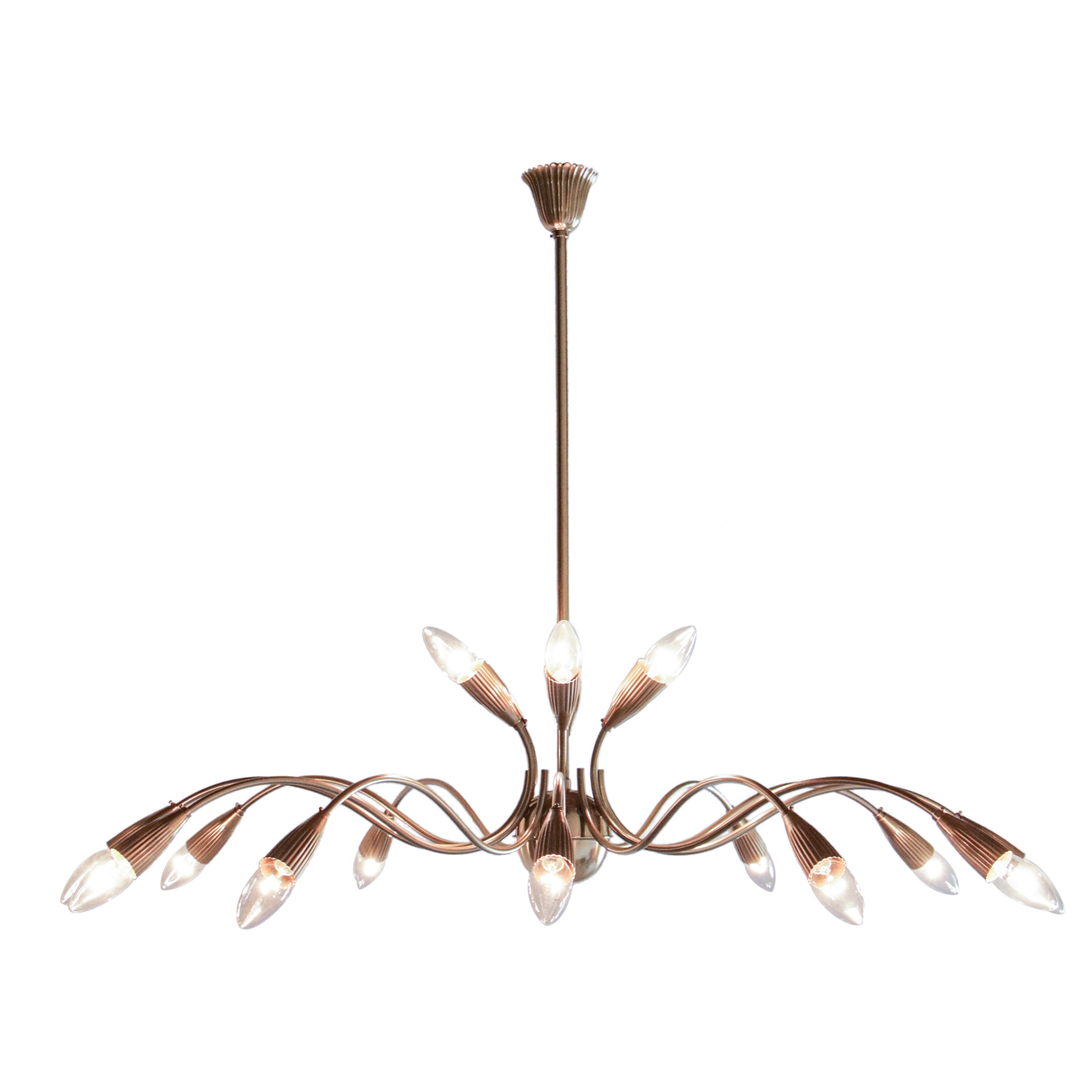 Spectacular Authentic Mid-Century Italian Multi-Color Sputnik ...