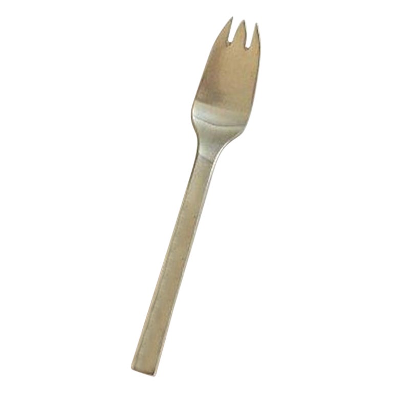 Georg Jensen Stainless Tuja/Tanaqvil Fork / Ice Fork For Sale at 1stDibs