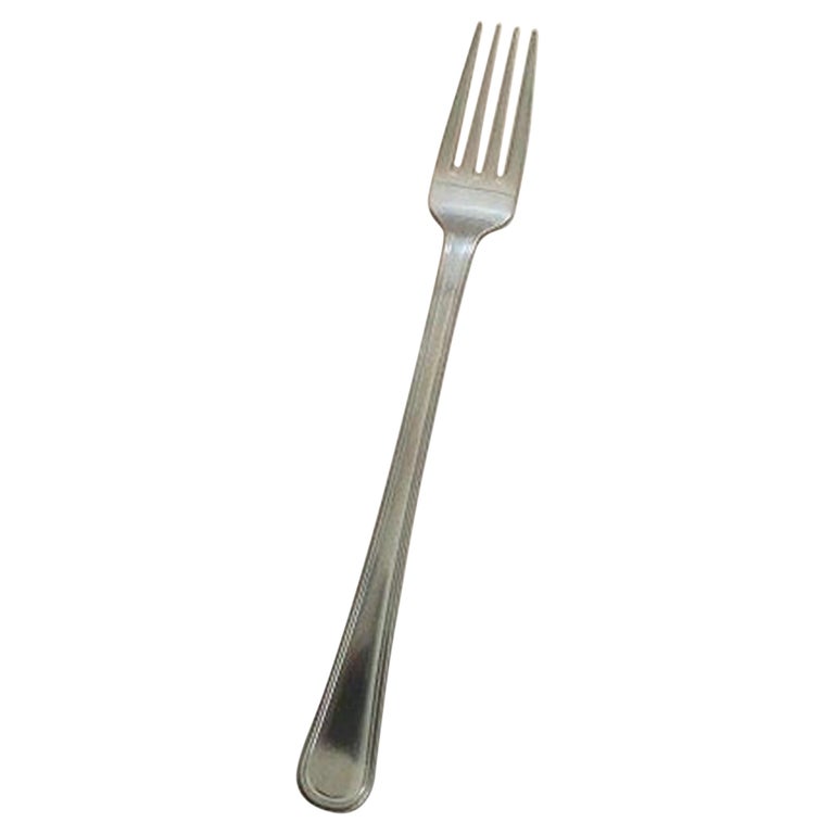 Georg Jensen Stainless 'Copenhagen Line, Matte' Luncheon Fork For Sale ...