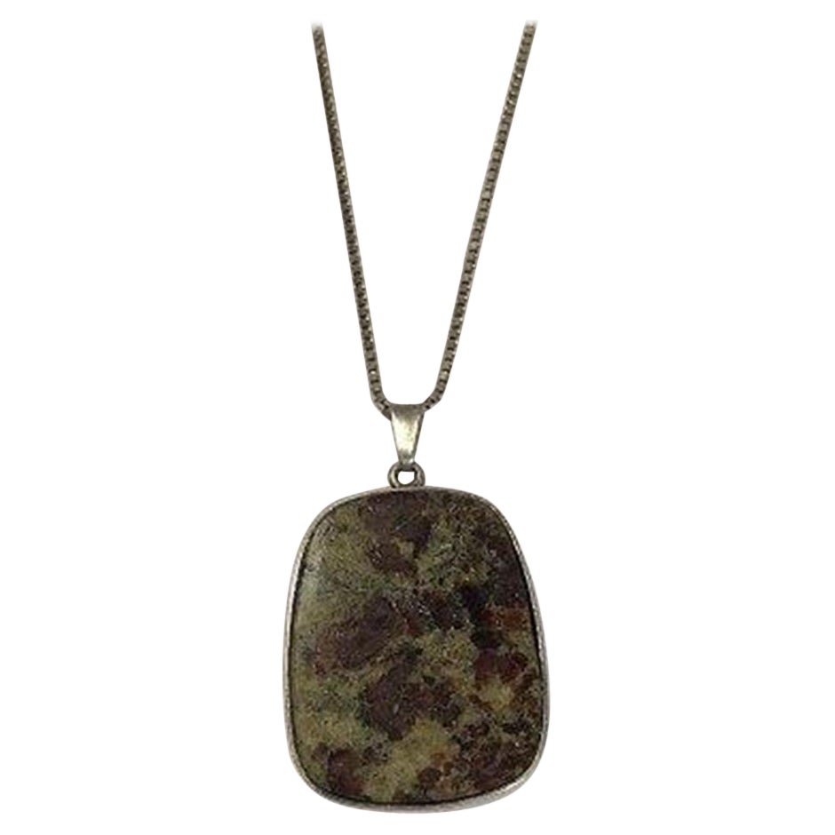 Silver Money Clip with Inset Stones and Engravings For Sale at 1stDibs