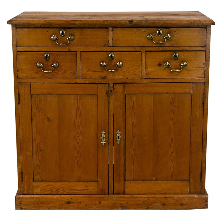 English Pine Buffet Cupboard For Sale at 1stDibs | pine cupboard