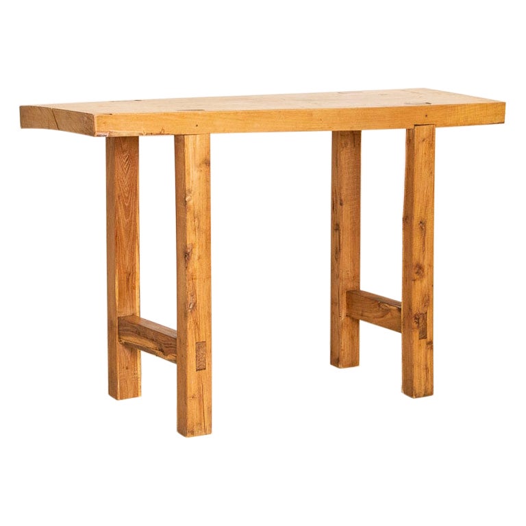 Vintage Studded Console Table For Sale at 1stDibs