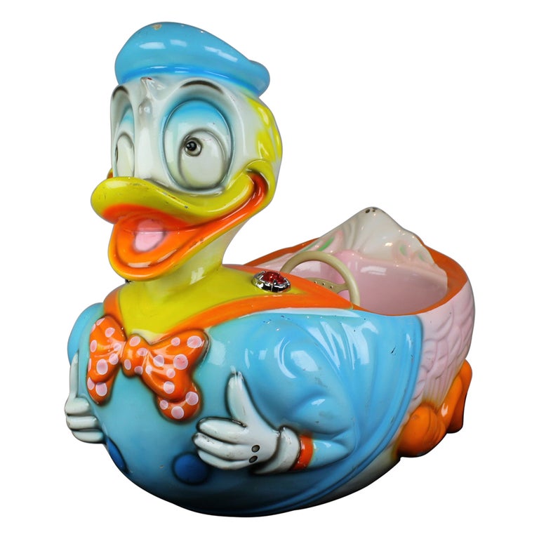 Carousel Donald Duck Figurine Carnival Ride For Sale at 1stDibs ...