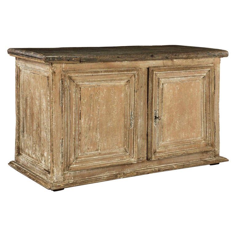 Large-Scale Two-Door Painted Buffet For Sale at 1stDibs