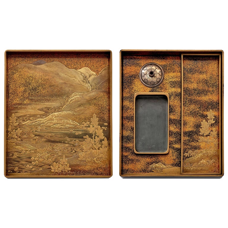 Japanese Lacquer Suzuribako Edo Period at 1stDibs