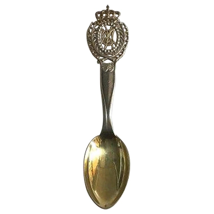 Anton Michelsen Rare Commemorative Serving Spoon from 1905 For Sale at ...