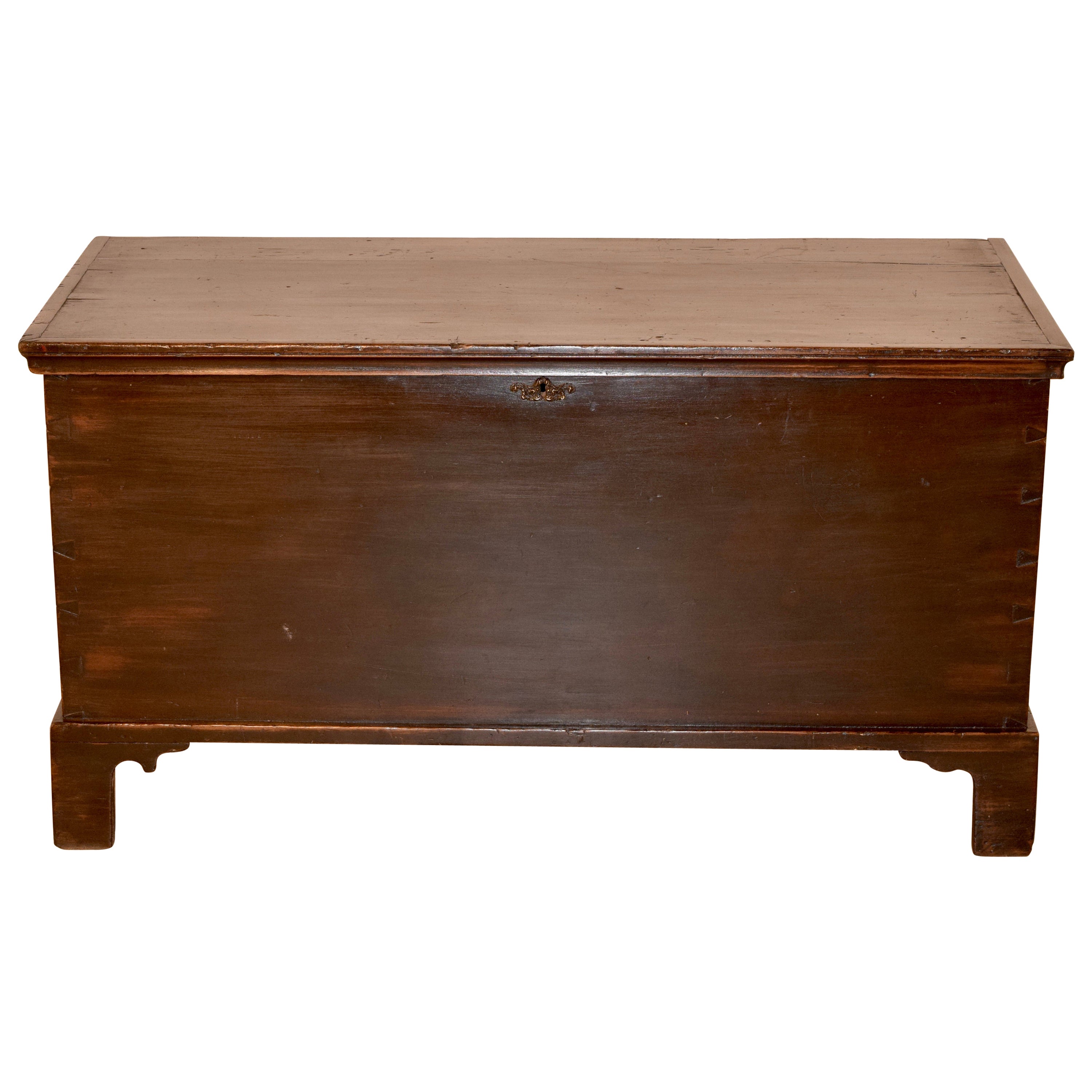 19th Century, Traditional Mexican Lacquered and Hand-Painted Blanket ...