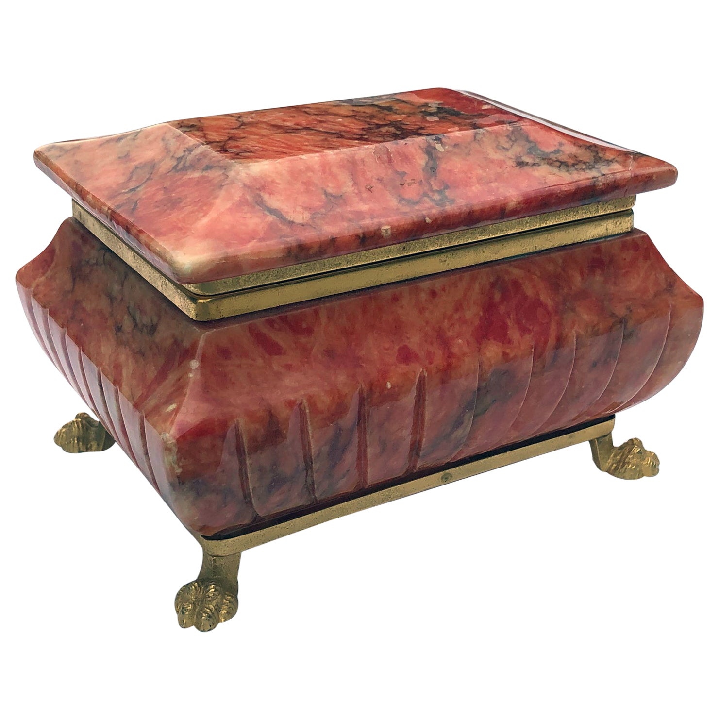 Well-Crafted English Tonbridge Ware Inlaid Burl wood Box by Thomas ...
